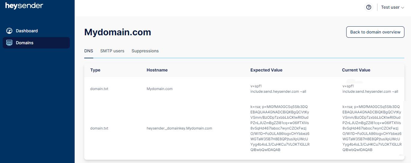 Setup DKIM record – Heysender Support